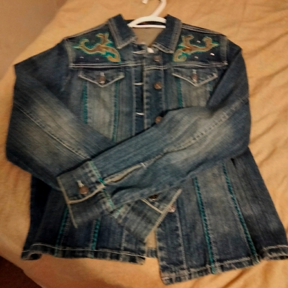 Reba | Jackets & Coats | Reba Jean Jacket M 2 | Poshmark